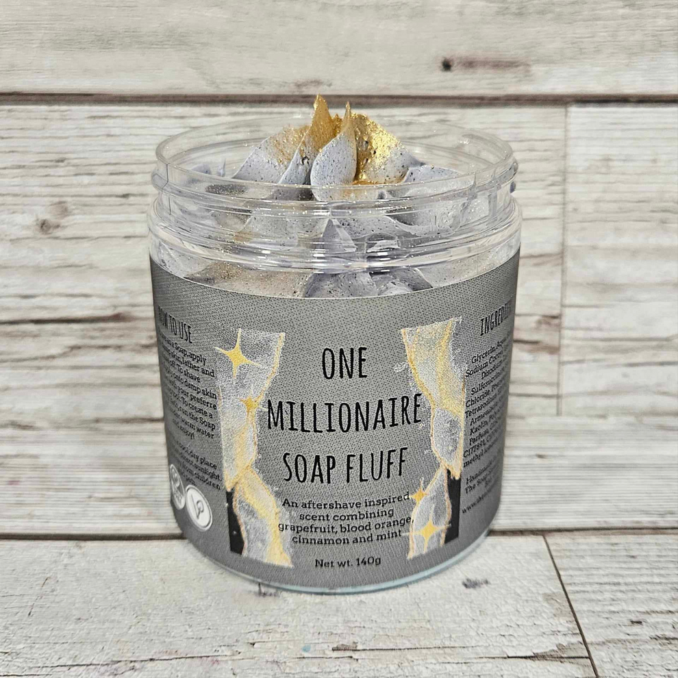 One Millionaire Whipped Soap Fluff – The Soap Sisters